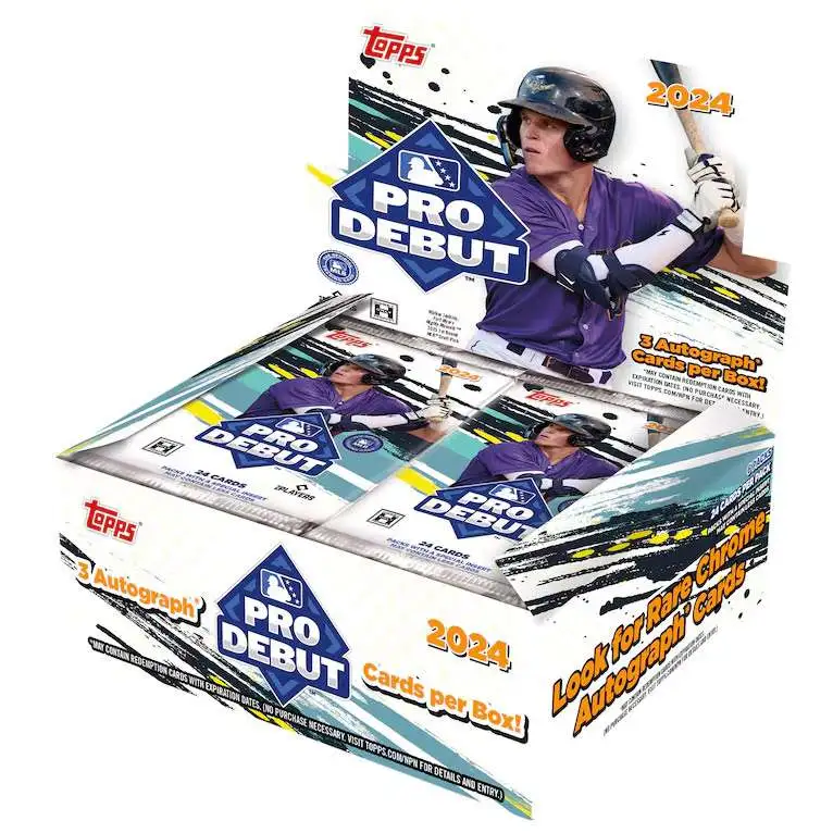 MILB Topps 2024 Pro Debut Baseball Trading Card JUMBO HOBBY Box 6 Packs ...