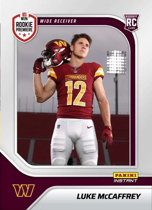 NFL 2024 Instant RPS First Look Football Single Card Luke McCaffrey ...