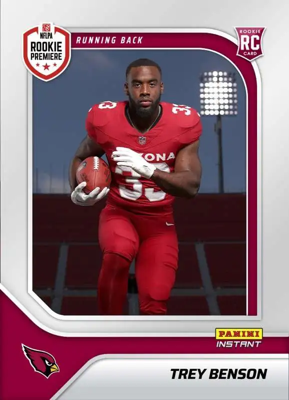 NFL 2024 Instant RPS First Look Football Single Card Trey Benson RPSFL ...