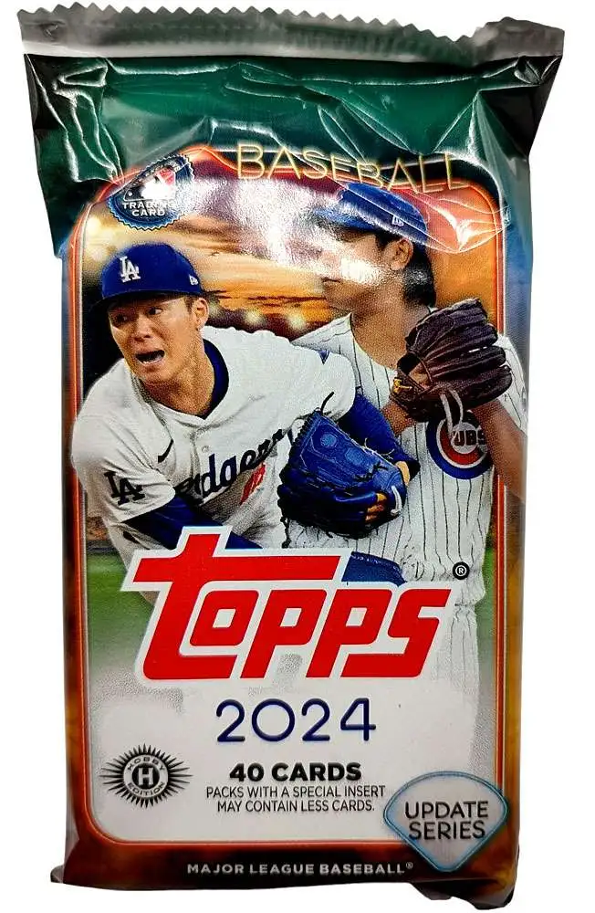 MLB Topps 2024 Update Series Baseball Trading Card JUMBO Pack 40 Cards ...