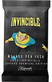 Invincible 2025 Season 1 Keepsake Premiere Trading Card HOBBY Pack 4 ...