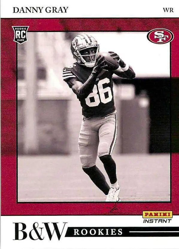 NFL 2022 Instant Black White Rookies Single Card 649 Danny Gray BW31 ...