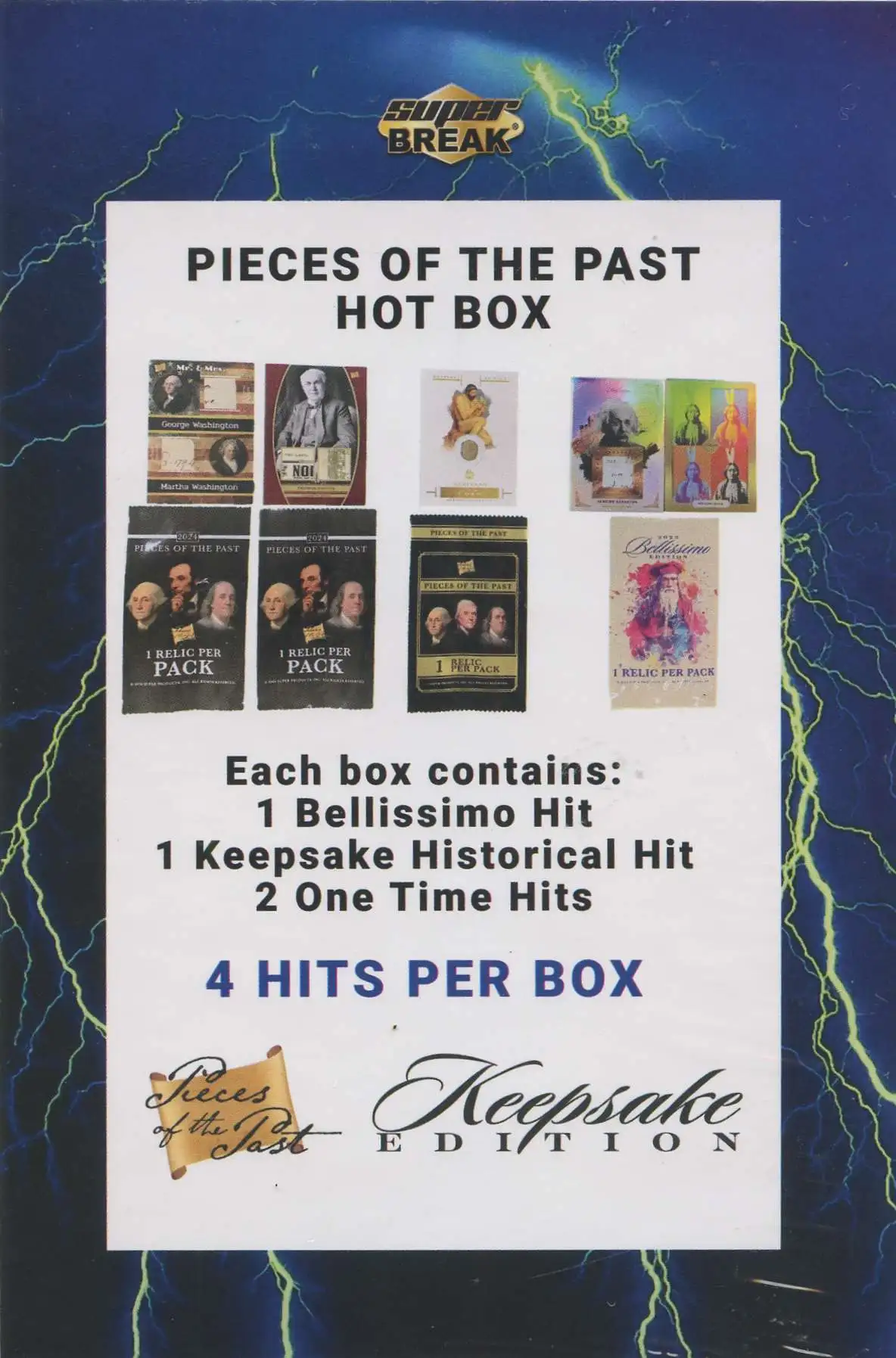 Super Break 2024 Pieces of the Past Keepsake Collection Trading Card ...