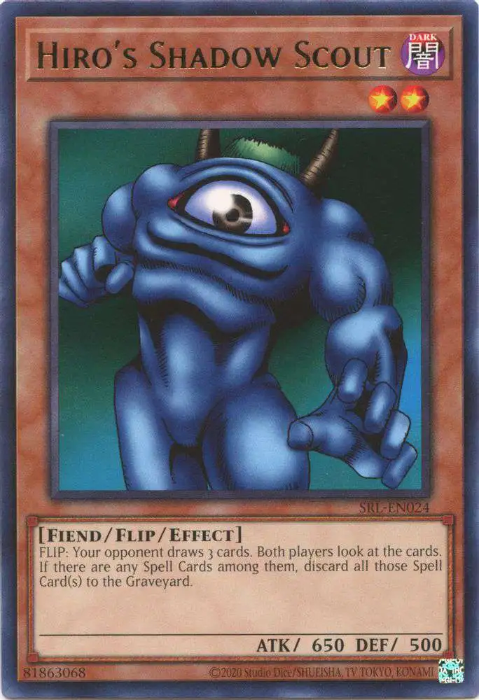 YuGiOh Trading Card Game Spell Ruler 25th Anniversary Single Card Rare Hiros Shadow Scout SRL ...