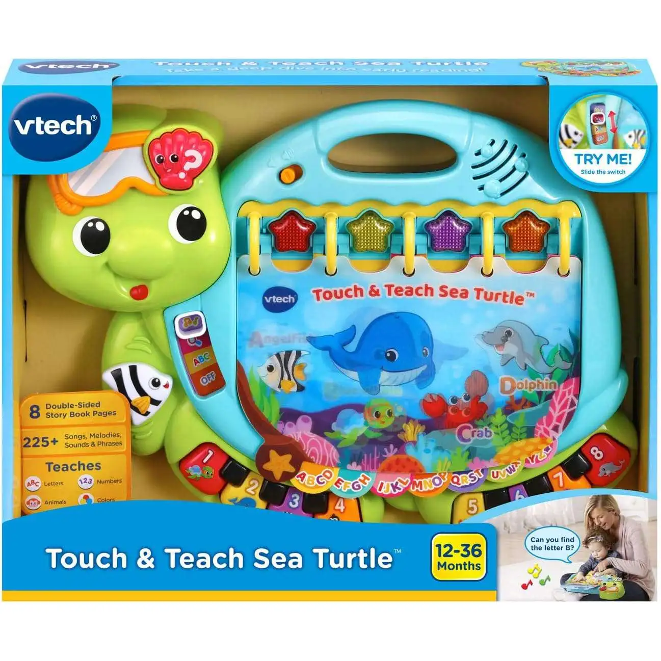LeapFrog Touch Teach Sea Turtle V-Tech - ToyWiz