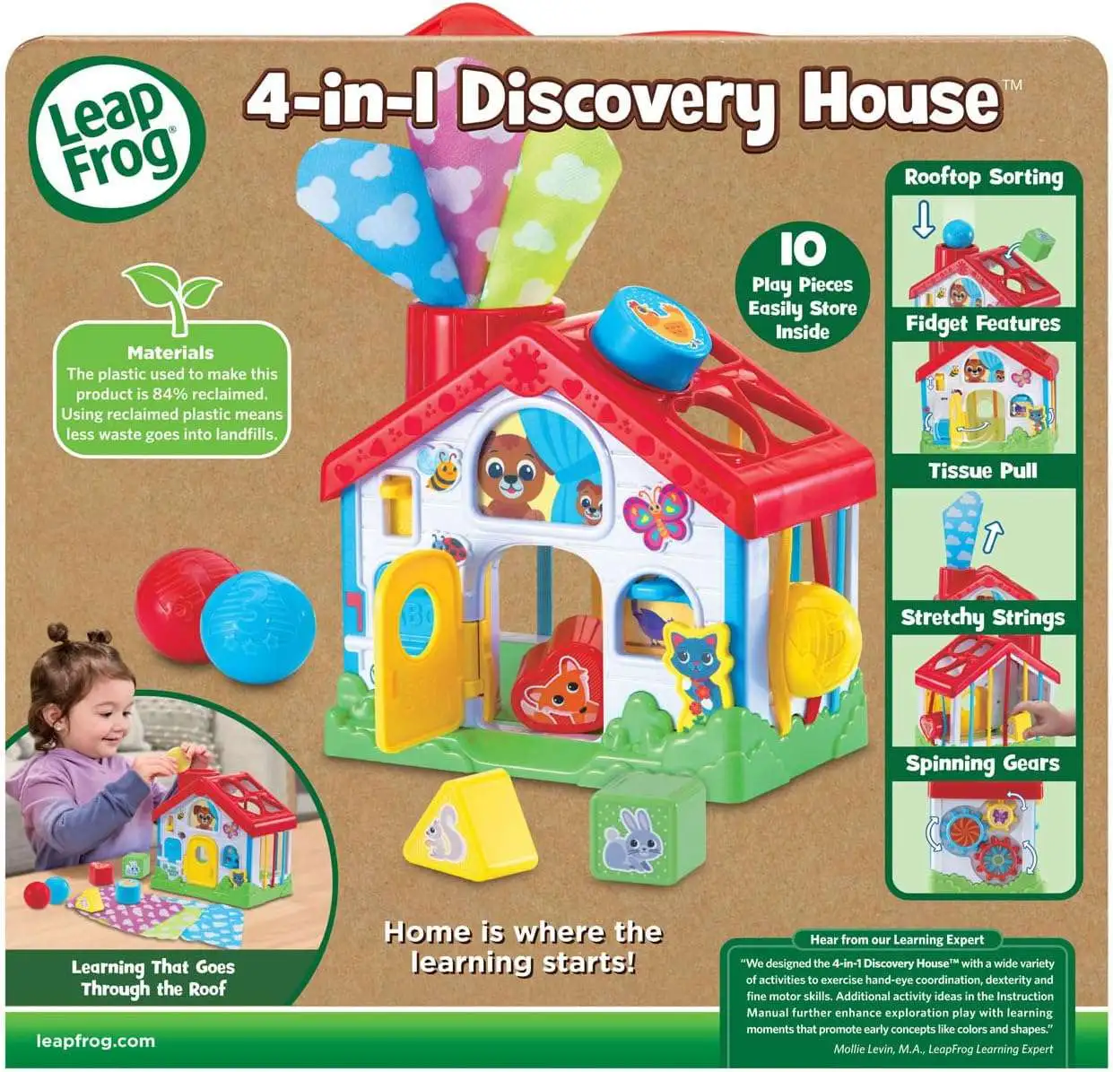 LeapFrog 4-in-1 Discovery House Playset V-Tech - ToyWiz