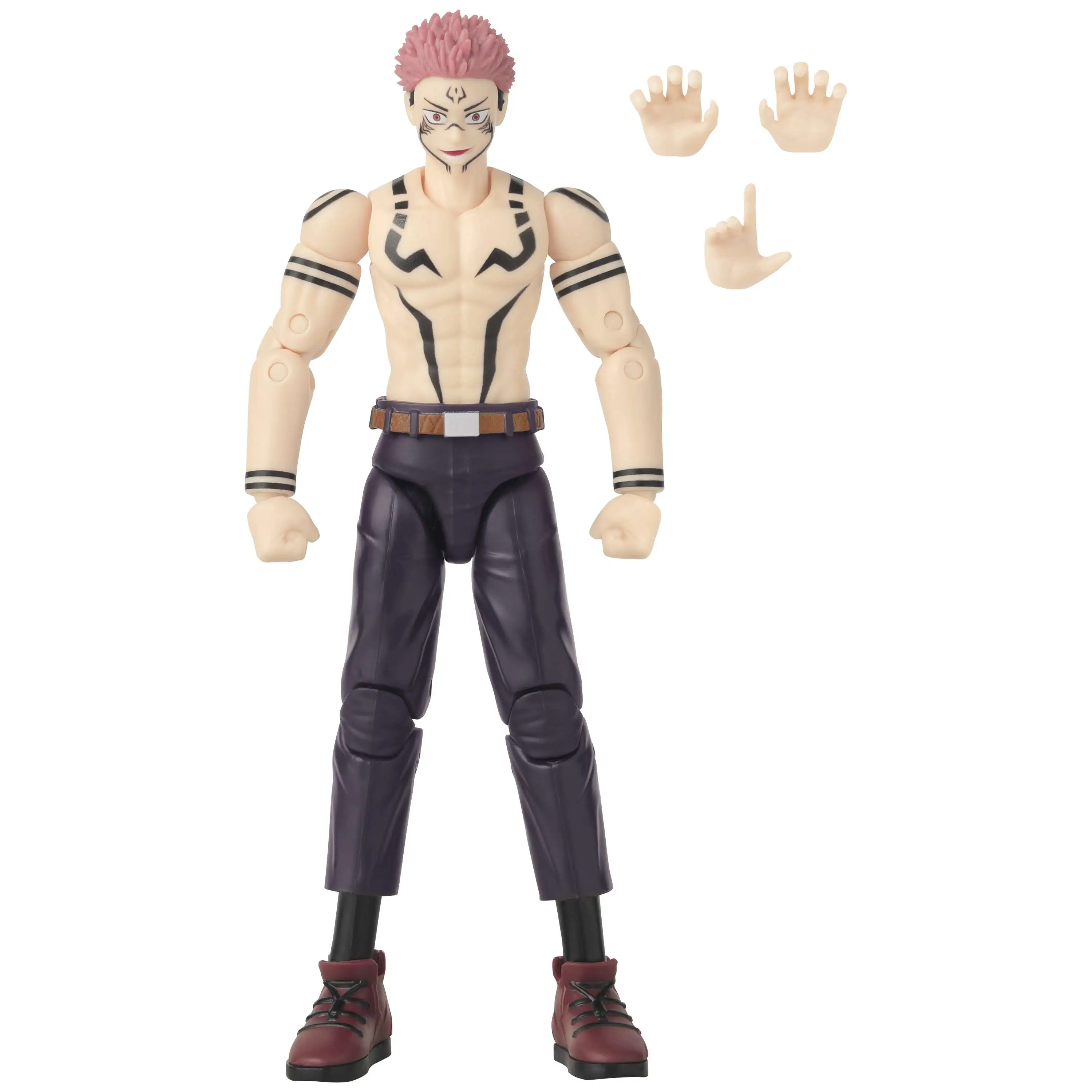Jujutsu Kaisen Anime Heroes Ryomen Sukuna 6.5 Action Figure Uniform ...