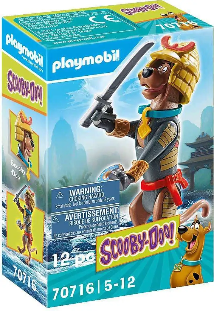 Playmobil Scooby-Doo Scooby Set 70716 Samurai, Damaged Package - ToyWiz
