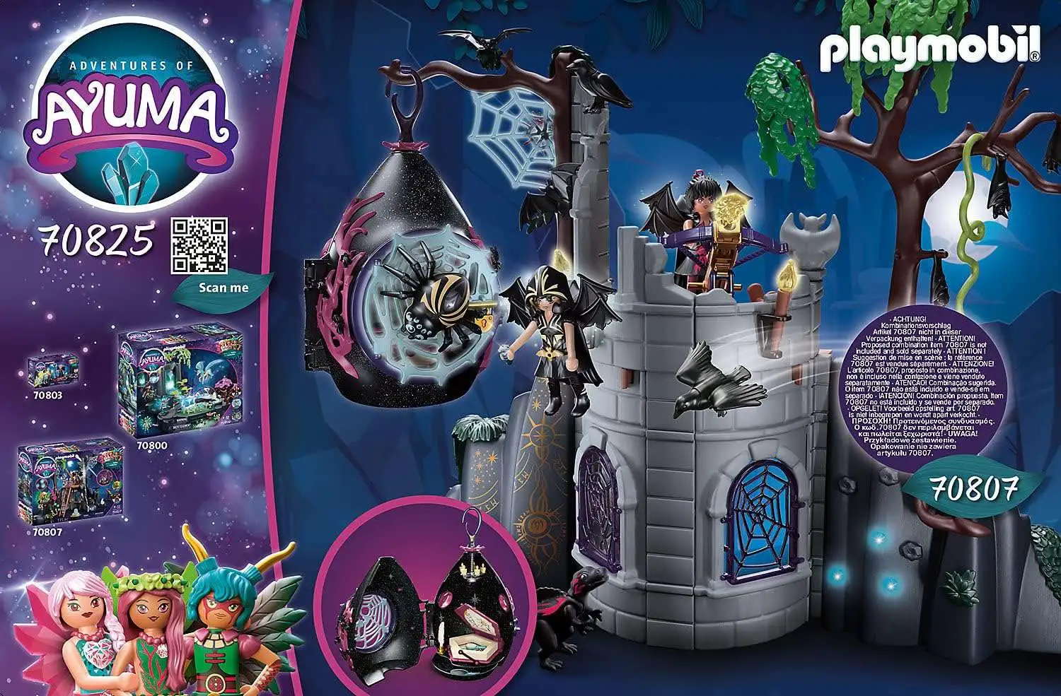 Playmobil Adventures of Ayuma Bat Fairy House Set 70825 - ToyWiz