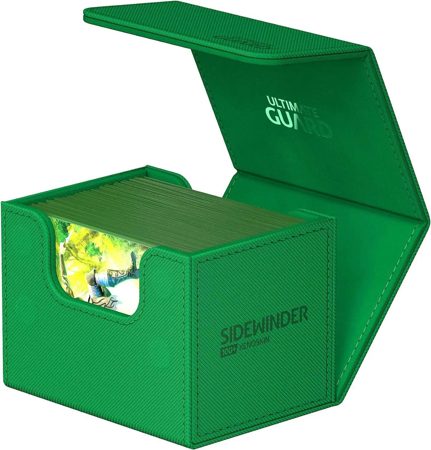 Ultimate Guard Sidewinder Deck Box Green100 - ToyWiz