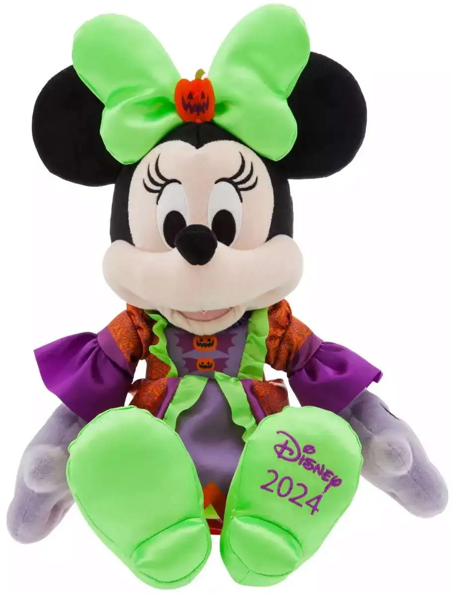 Disney 2024 Halloween Minnie Mouse Exclusive 15 Plush Neon Satin ...