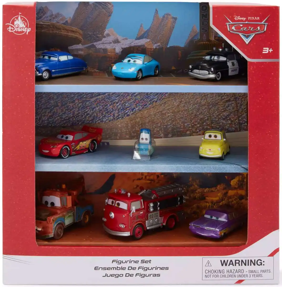 Disney Pixar Cars Lightning McQueen, Tow Mater, Sally, Ramone, Red ...