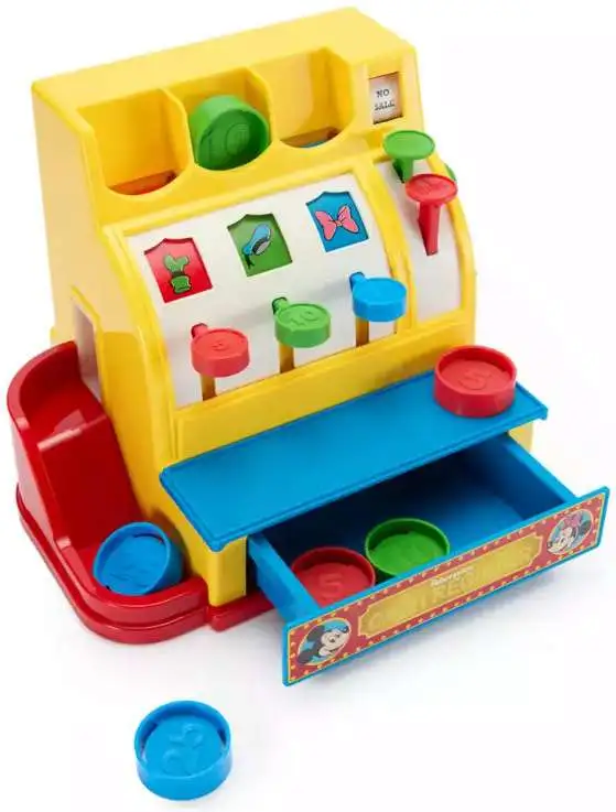 Disney Fisher Price Mickey Mouse Cash Register Exclusive Basic Fun - ToyWiz