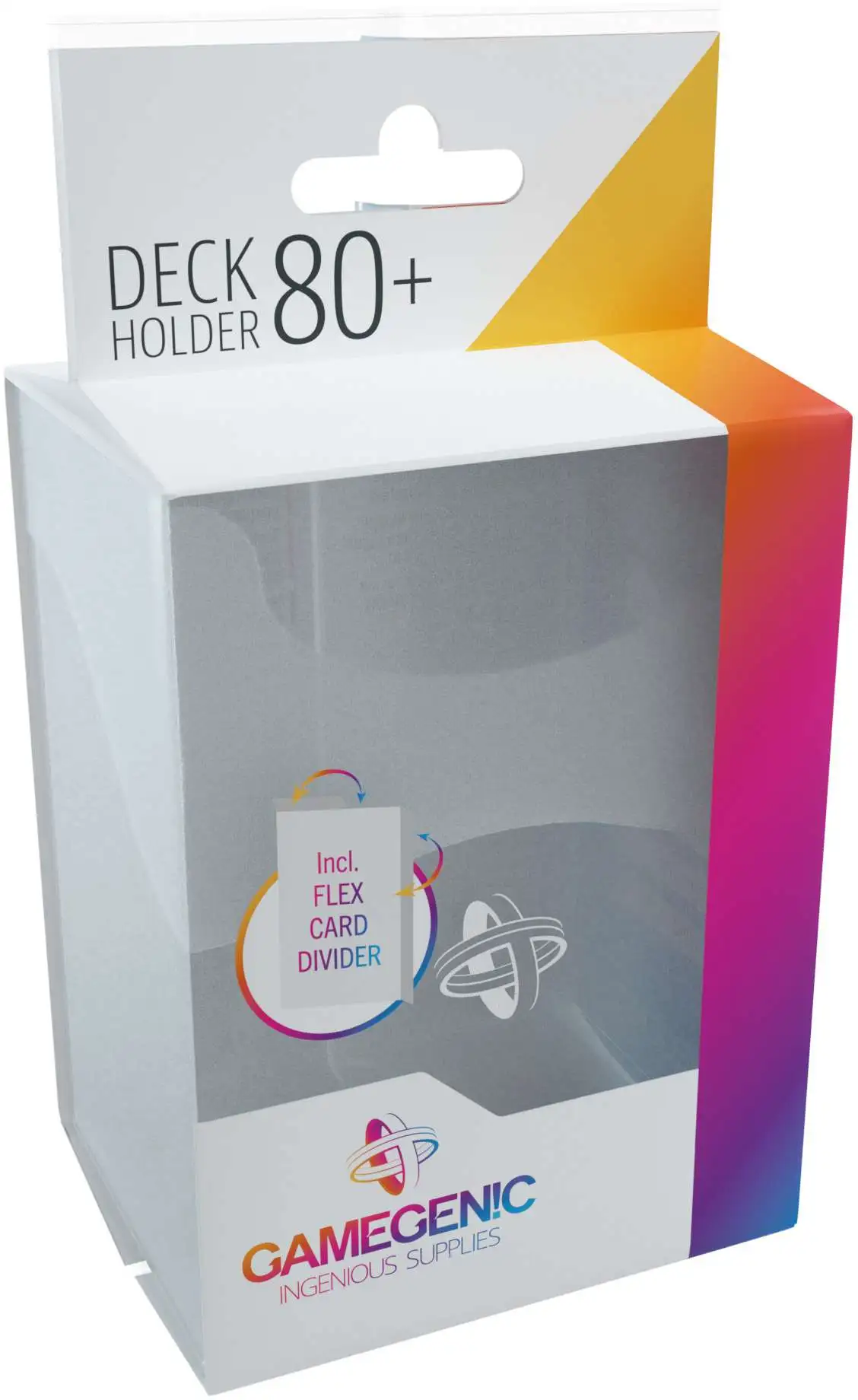 Game Genic Deck Holder 80 Deck Box Clear Asmodee - ToyWiz