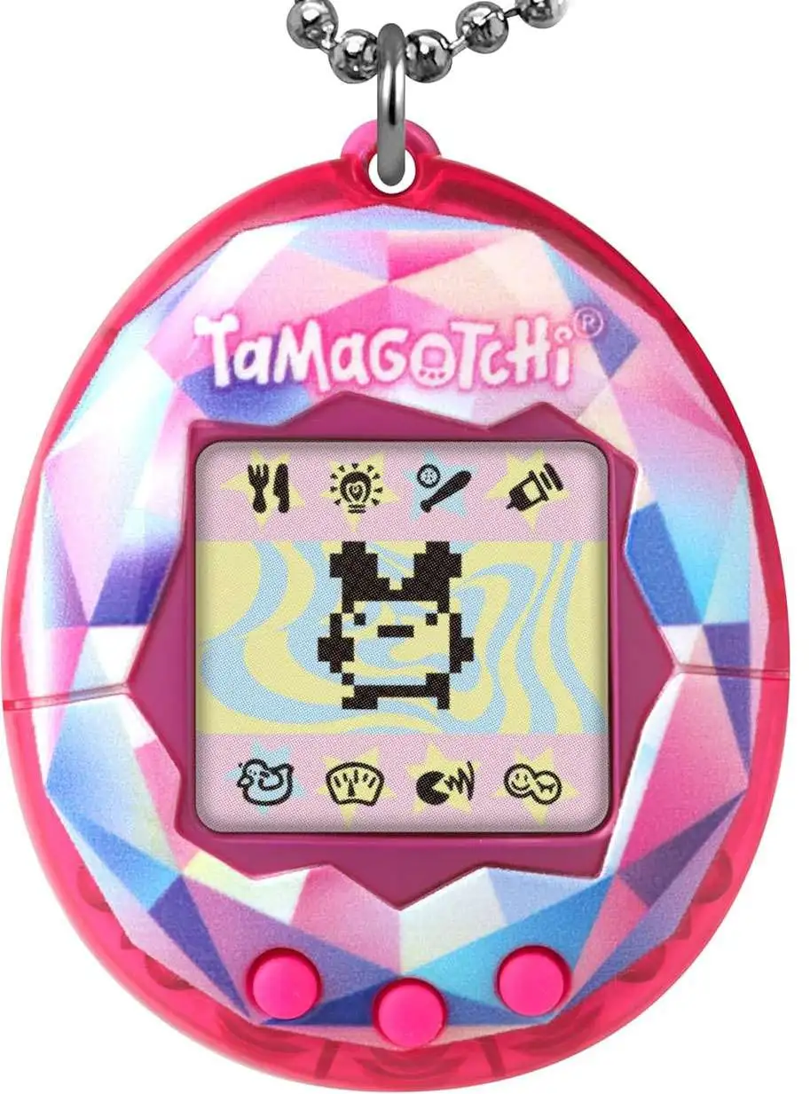 Tamagotchi The Original Pink Treasure Jewel Virtual Pet Bandai America - ToyWiz