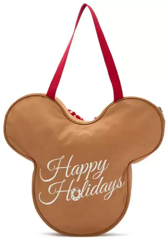 Disney 2025 Holiday Minnie Mouse Big Face Gingerbread Exclusive Tote ...