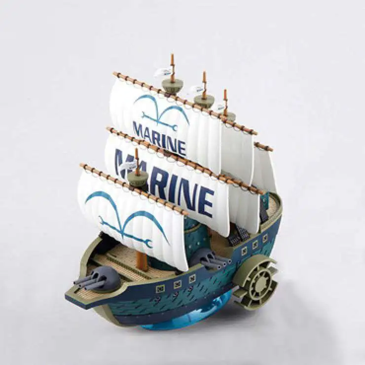 One Piece Grand Ship Collection Marine Ship Model Kit Bandai Hobby - ToyWiz