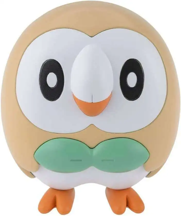 Pokemon Model Kit Quick Rowlet Model Kit Bandai - ToyWiz