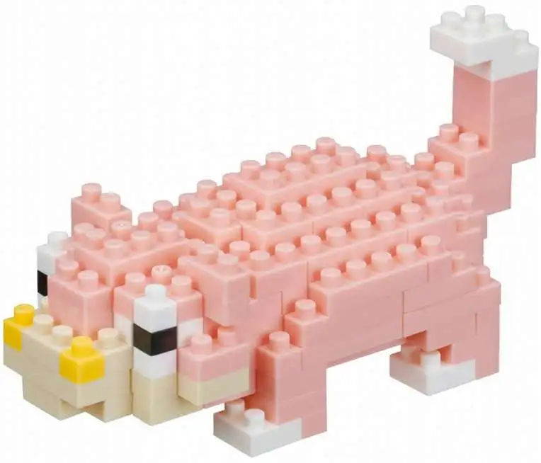Nanoblock Pokemon Slowpoke 2.9 Micro-Sized Building Block Set Kawada - ToyWiz