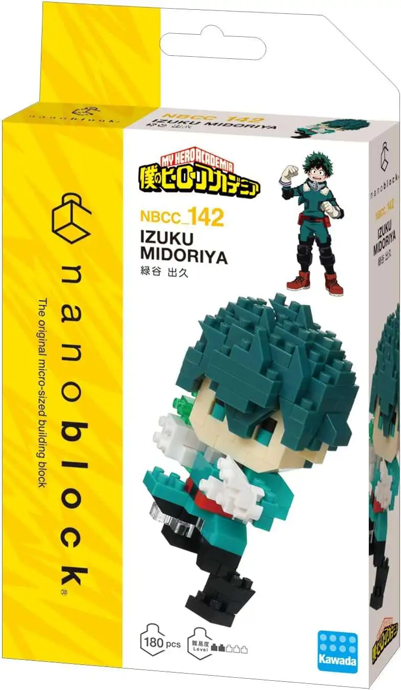 Nanoblock My Hero Academia izuku Midoriya Building Block Set NBCC 142 Kawada - ToyWiz