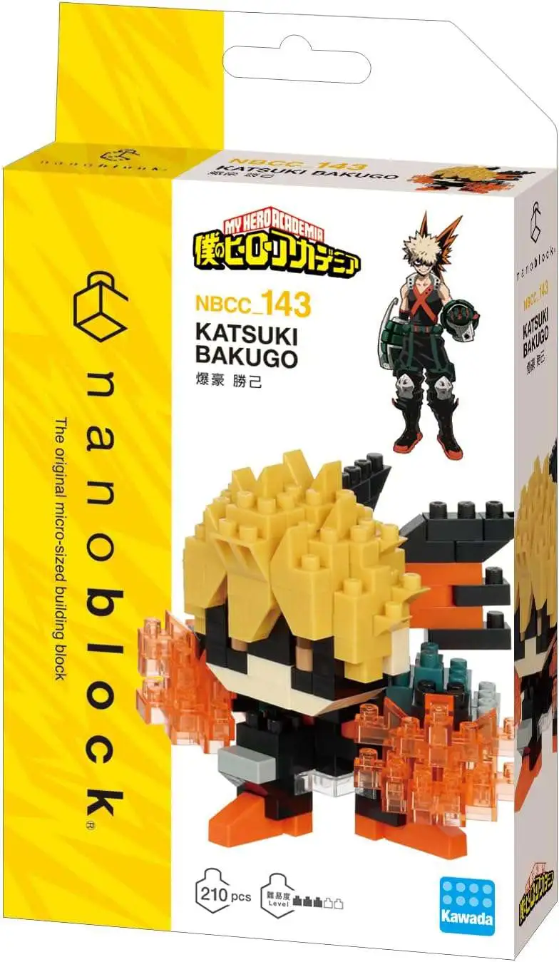 Nanoblock My Hero Academia Katsuki Bakugo Building Block Set NBCC 143 ...