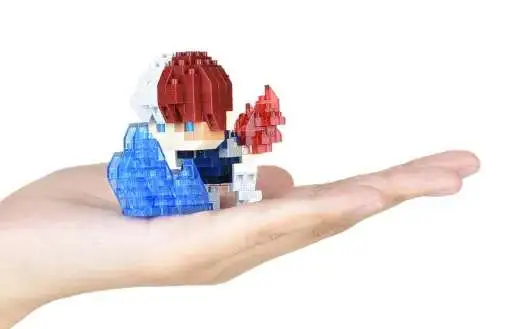 Nanoblock My Hero Academia Shoto Todoroki Building Block Set NBCC 145 ...