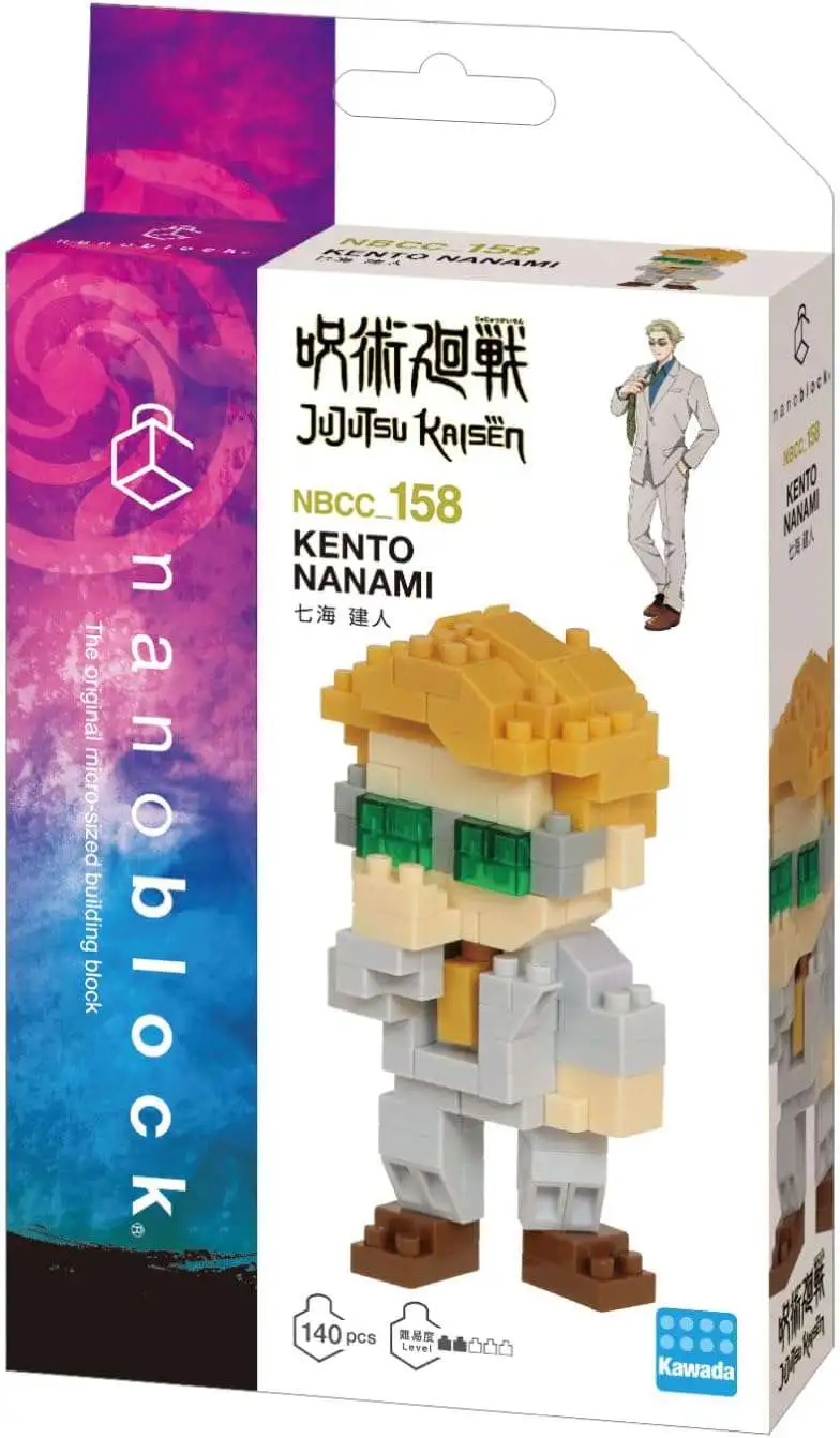 Nanoblock Jujutsu Kaisen Kento Nanami Building Block Set NBCC 158 Kawada - ToyWiz