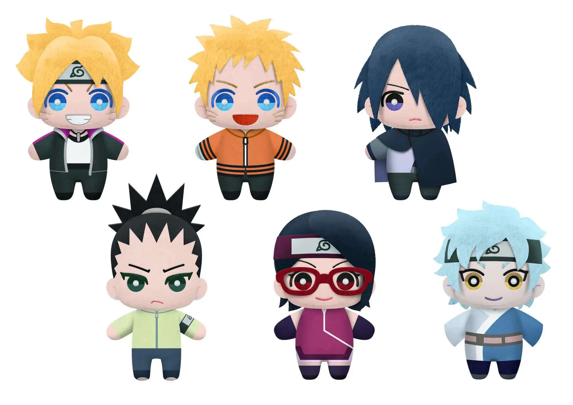 Naruto Tomonui Series 1 Box of 9 Plush Hangers BanPresto - ToyWiz