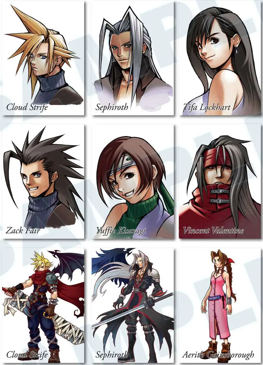 Final Fantasy VII Trading Card Game Anniversary Art Museum Digital Card ...
