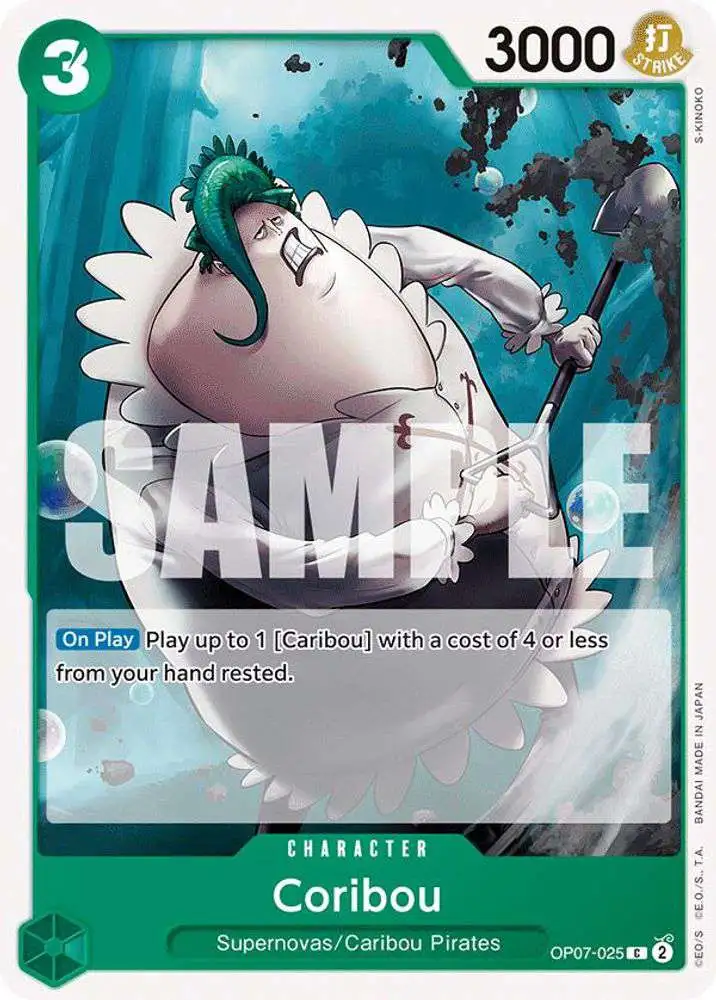One Piece Trading Card Game 500 Years in the Future Single Card Common Coribou OP07-025 - ToyWiz