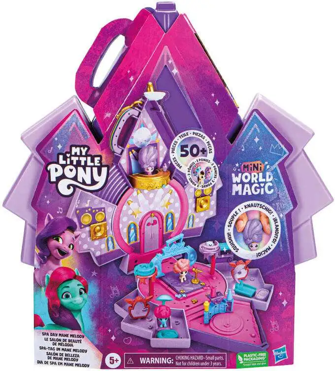 My Little Pony Mini World Magic Spa Day Mane Melody Playset Hasbro Toys ...