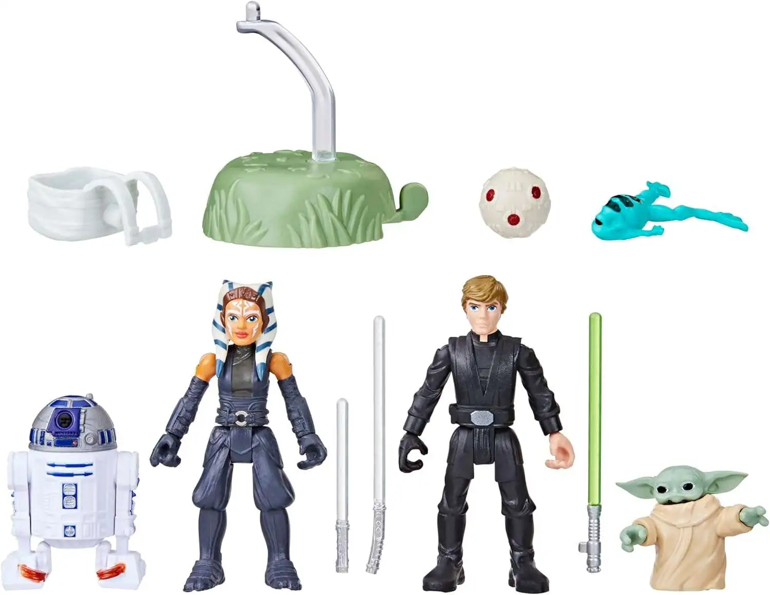Star Wars Mission Fleet R2-D2, Ahsoka Tano, Grogu Luke Skywalker 2.5 ...