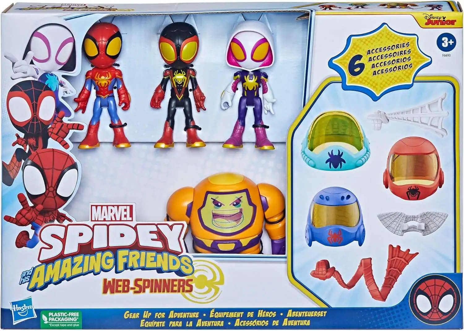 Marvel Spidey His Amazing Friends Web-Spinners Gear Up For Adventure ...