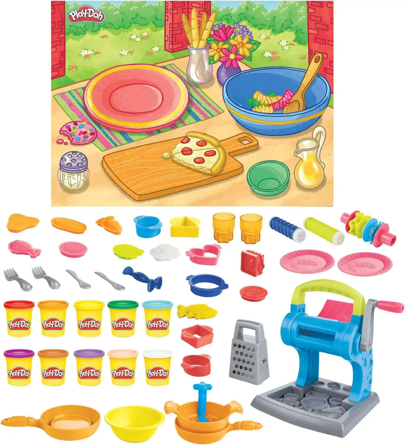 Play-Doh Pasta Dinner Playset Hasbro Toys - ToyWiz