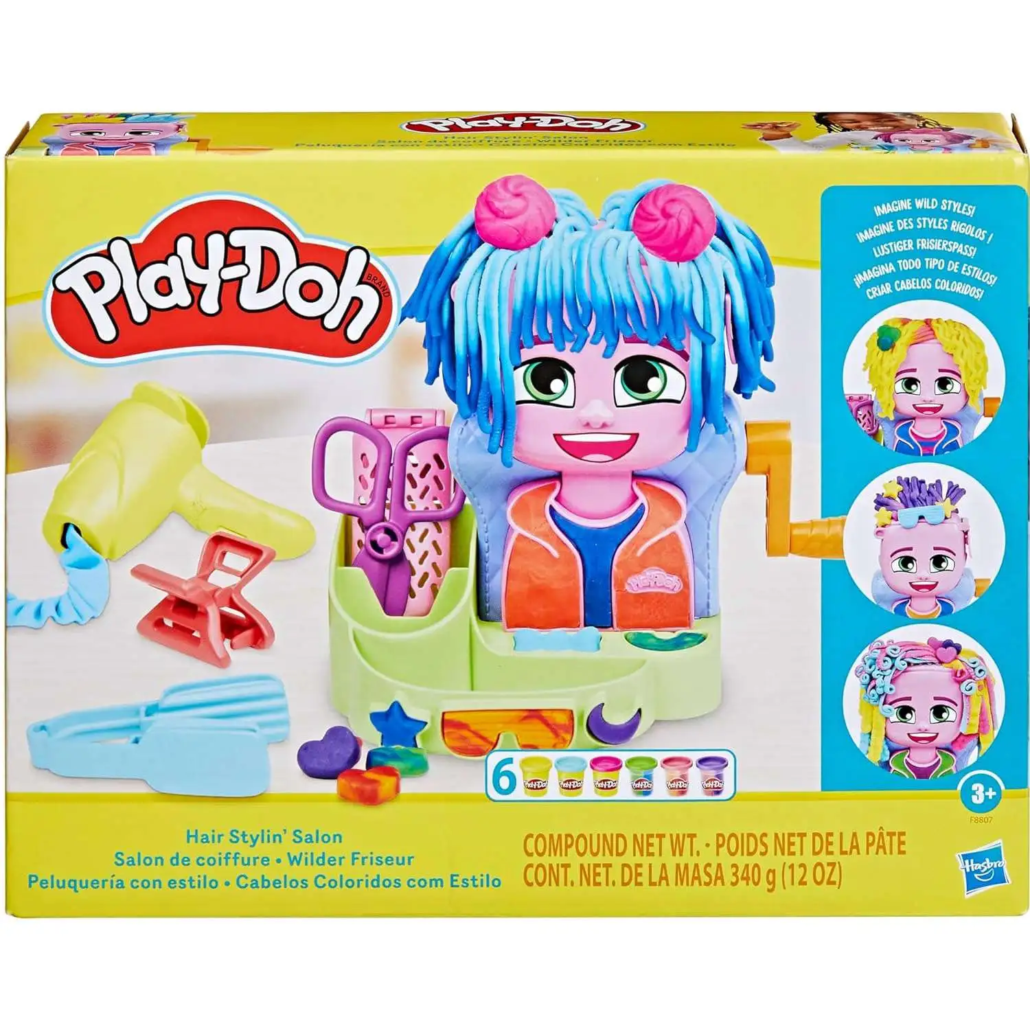 Play-Doh Hair Stylin Salon Playset Hasbro Toys - ToyWiz