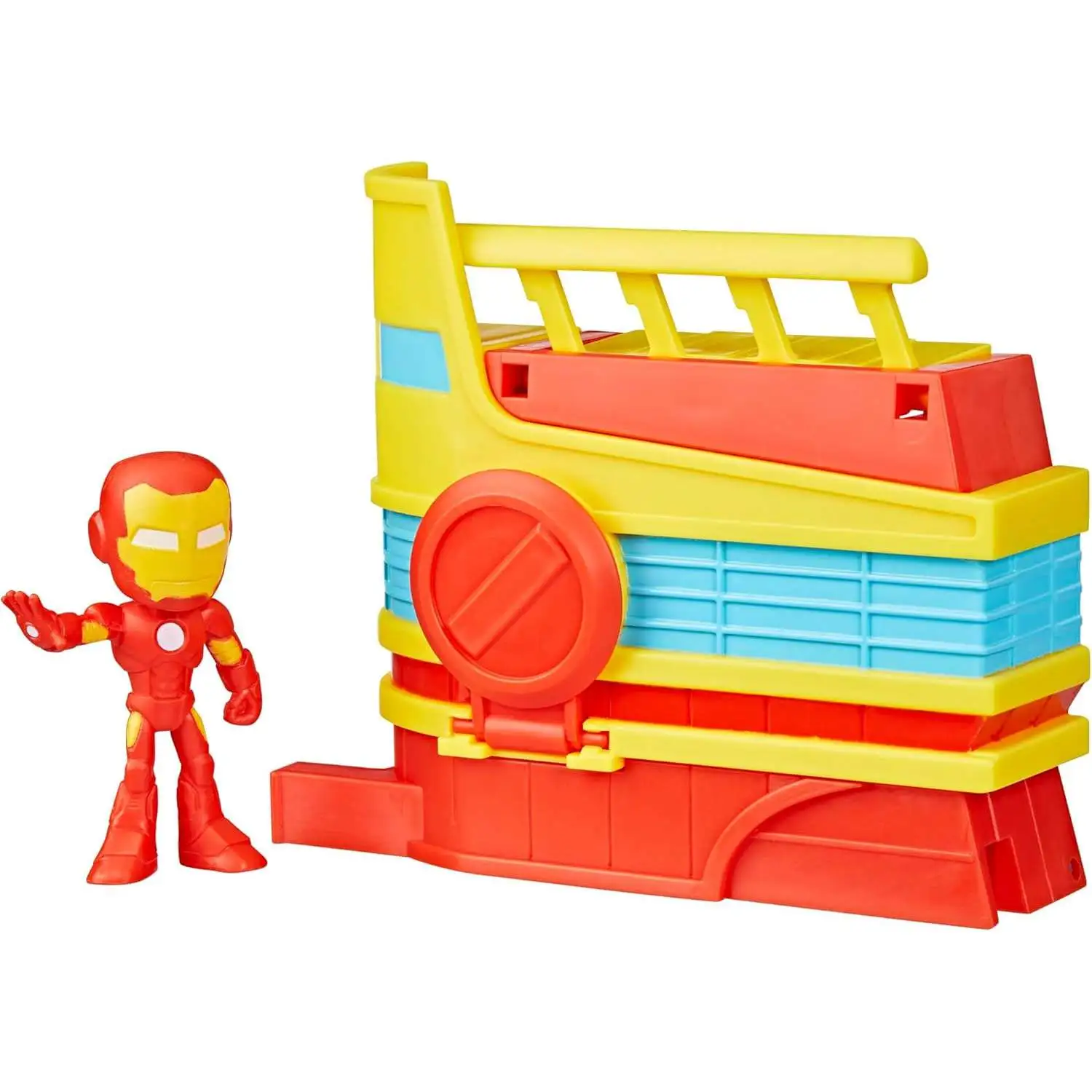 Marvel Spidey His Amazing Friends City Blocks Stark Tower 4 Figure Set ...