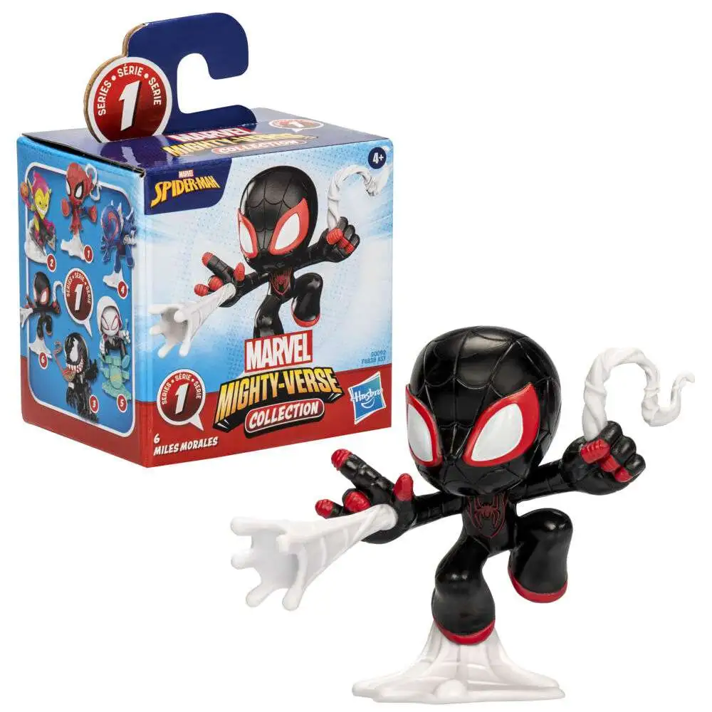Marvel Mighty-Verse Collection Series 1 Miles Morales Mini Figure ...