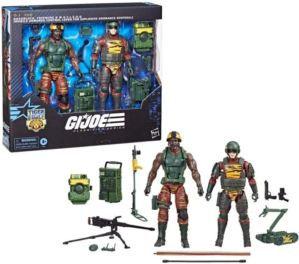 GI Joe Classified Series Roadblock, Tripwire MACLEOD Exclusive 6 Action ...