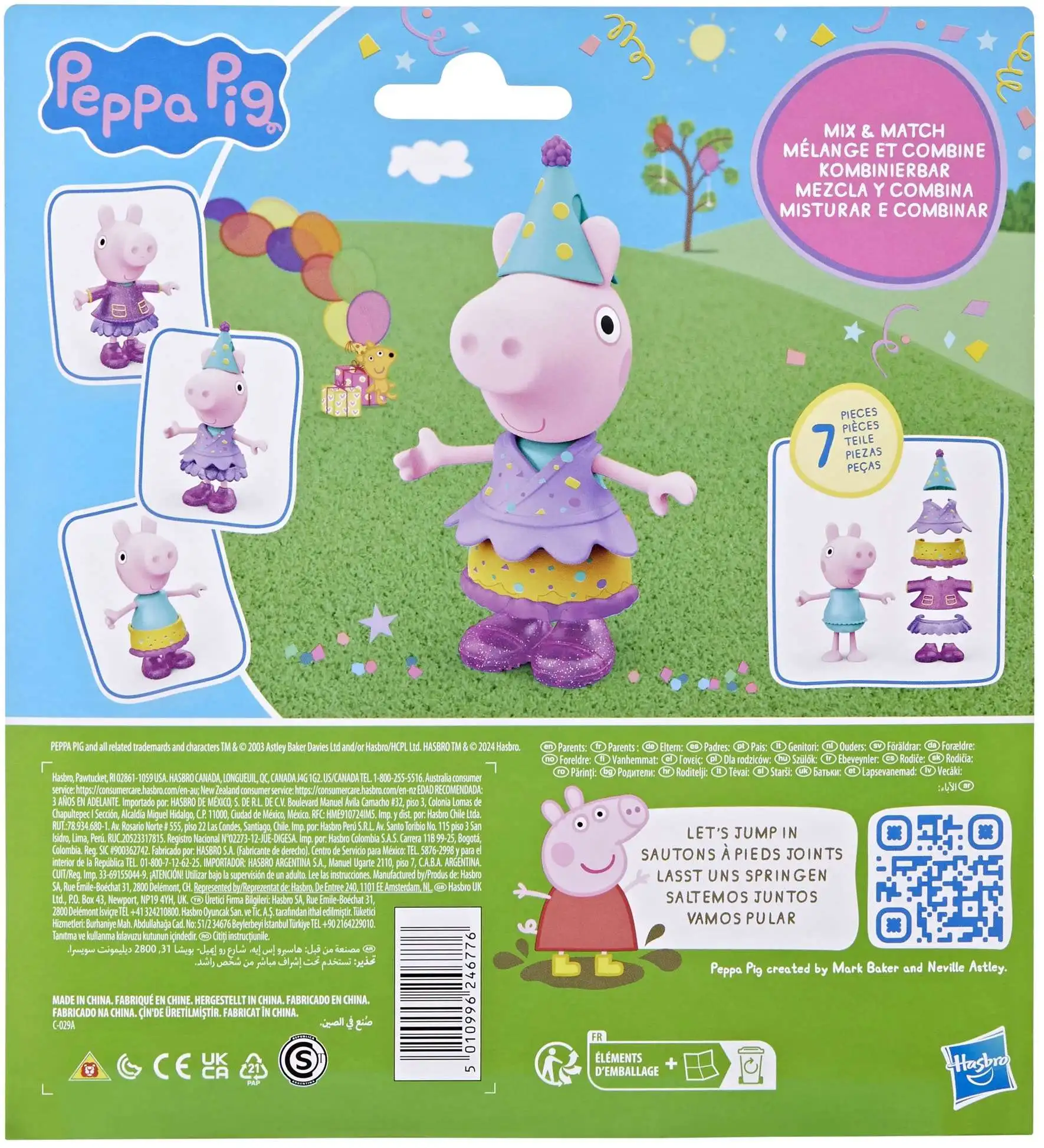 Peppa Pig Peppa Pig Dress-Up Celebration Figure Hasbro - ToyWiz