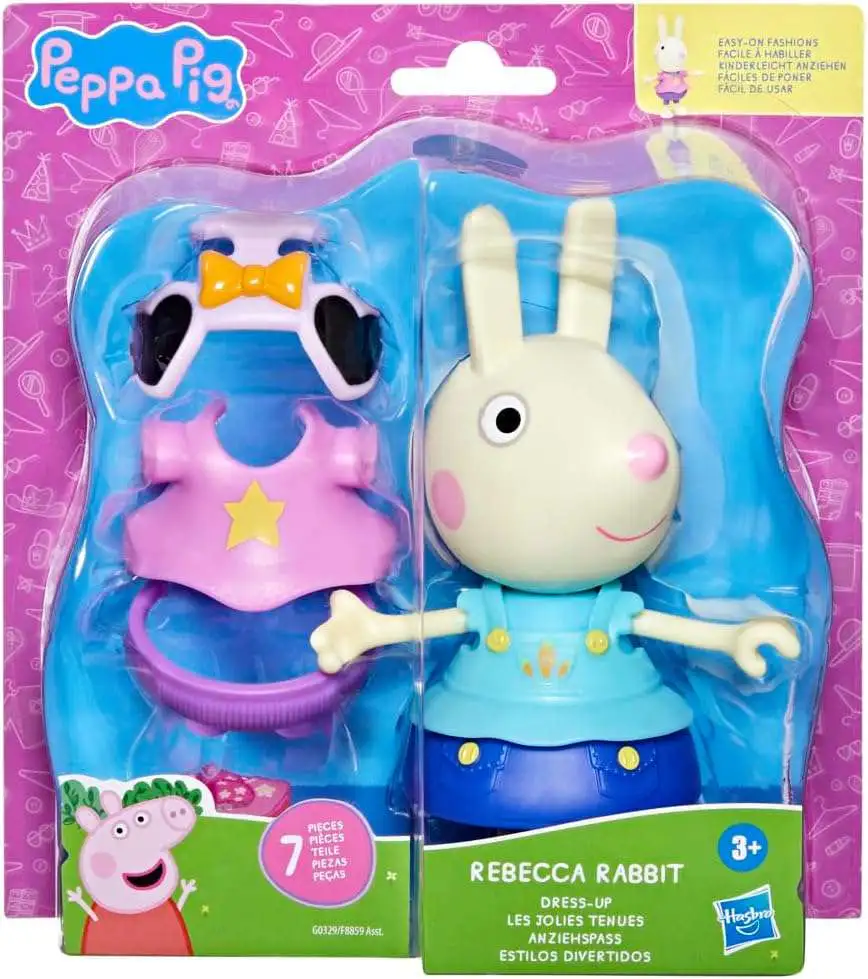 Peppa Pig Rebecca Rabbit Dress-Up Figure Hasbro - ToyWiz