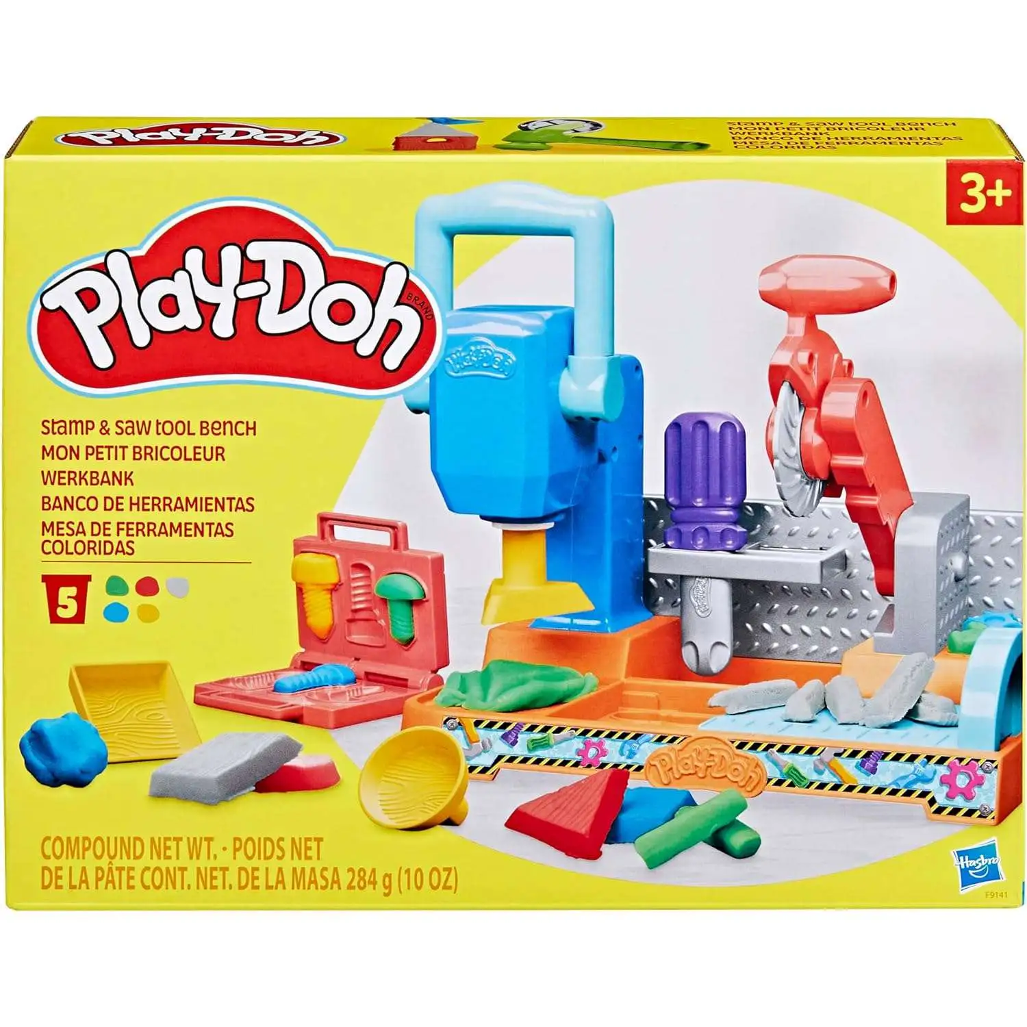 Play-Doh Stamp Saw Tool Bench Playset Hasbro Toys - ToyWiz
