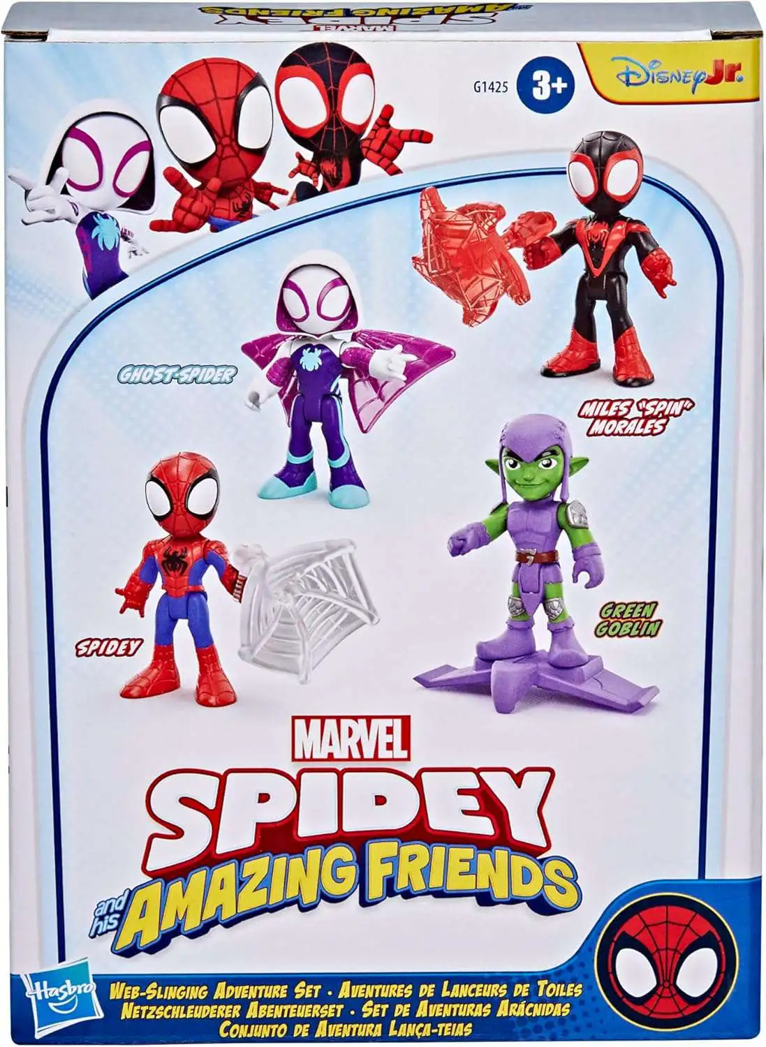 Marvel Spidey His Amazing Friends Web-Slinging Adventure Set Exclusive 4 Action Figure 4-Pack ...