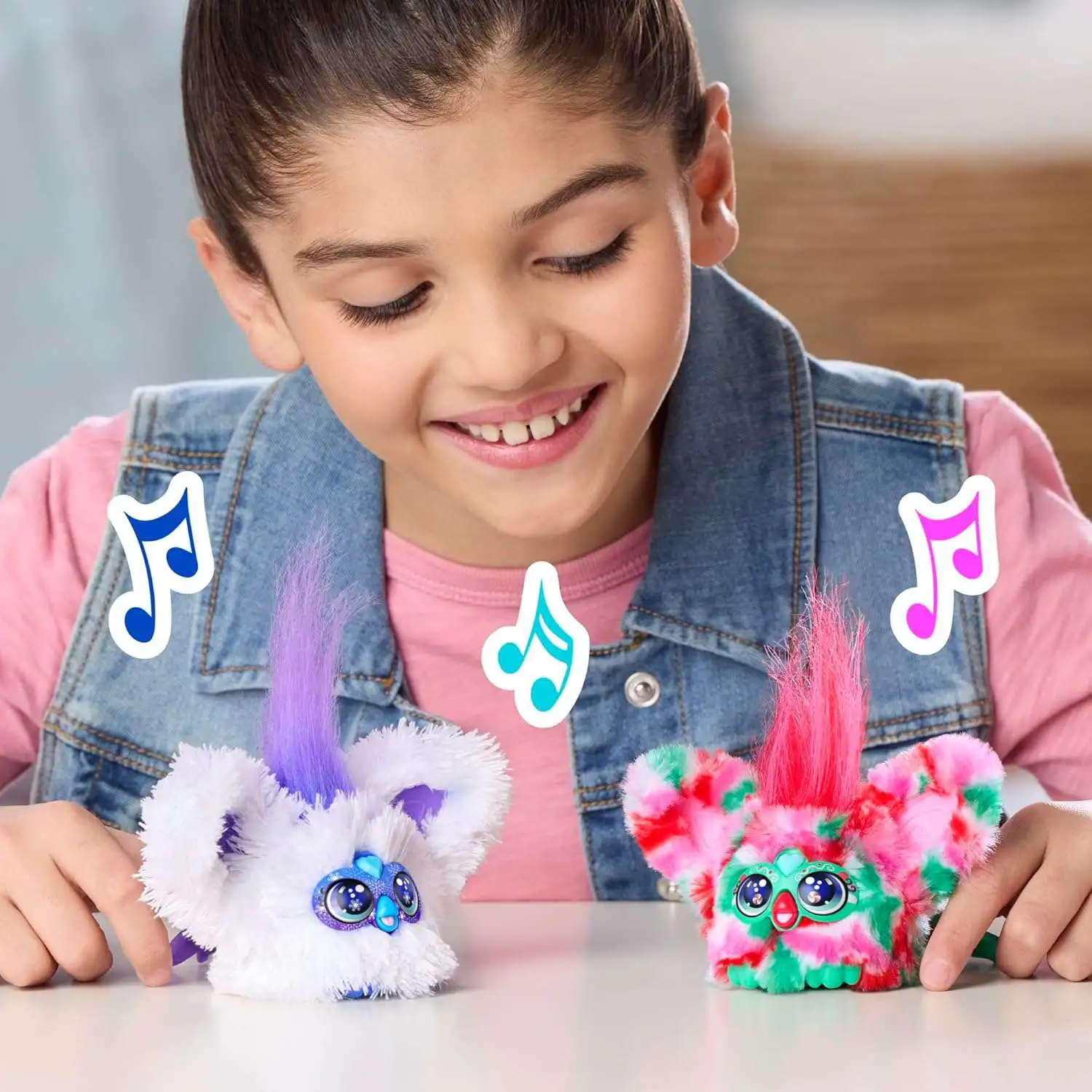 Furby Furblets Mini Friend Pep-Mint Sno-Flay 2.5 Figure 2-Pack Hasbro ...