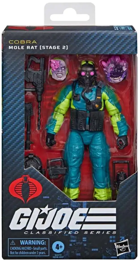 GI Joe Classified Series Mole Rat 6 Action Figure Stage 2 Hasbro - ToyWiz