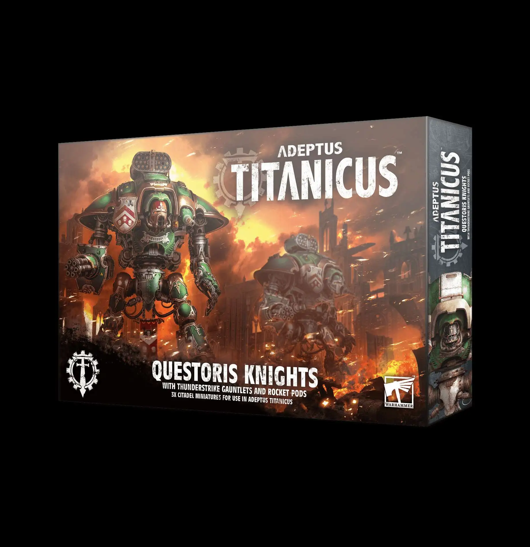 Adeptus Titanicus Questoris Knights Miniature Set Games Workshop - ToyWiz
