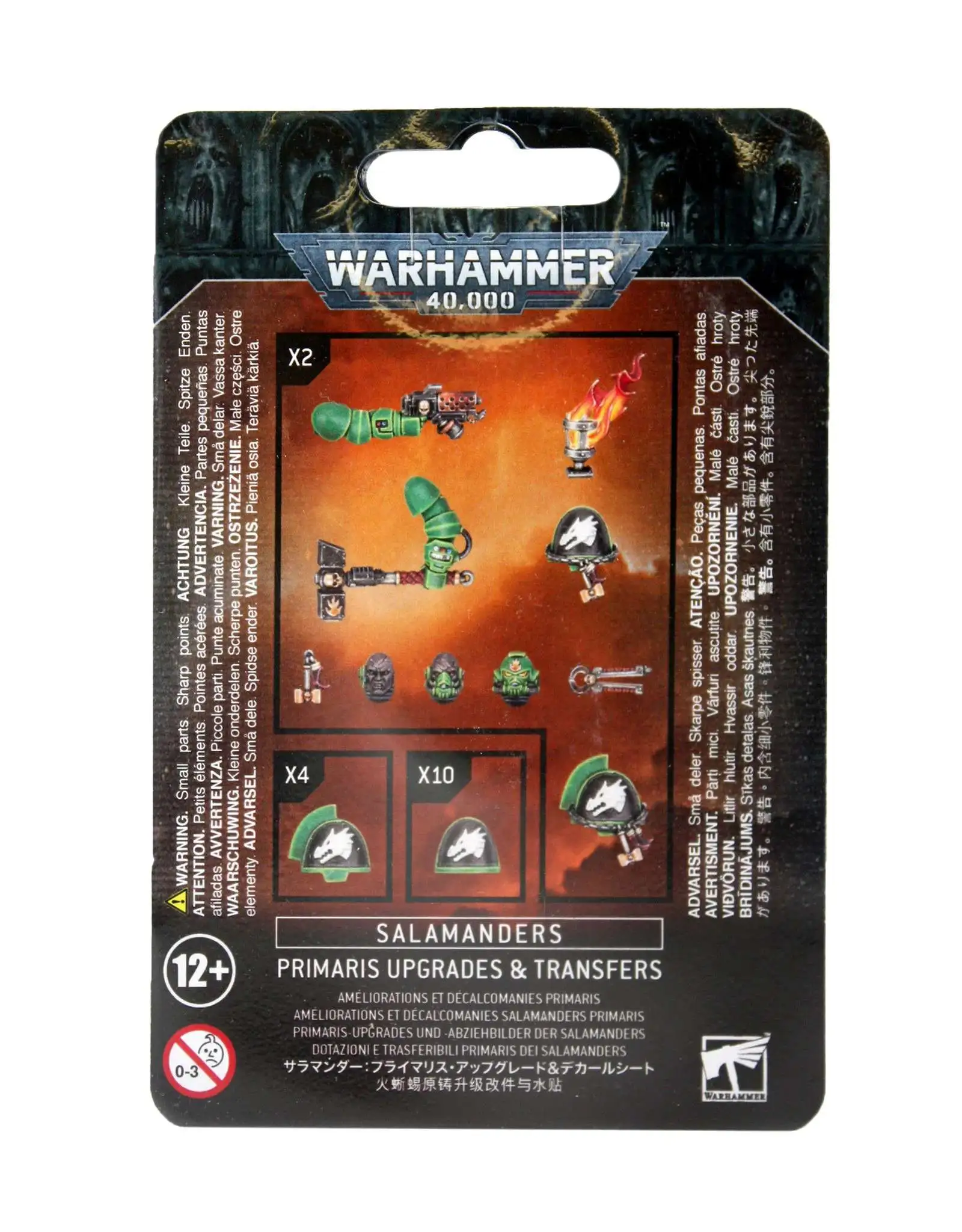 Warhammer 40,000 Space Marines Salamanders Primaris Upgrades Games ...