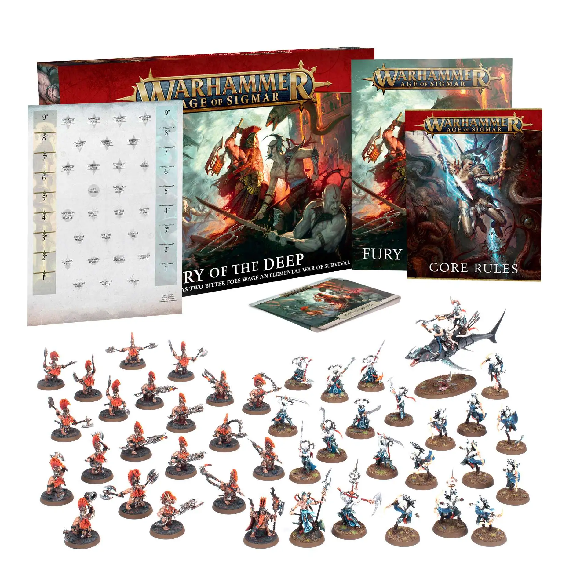 Warhammer Age of Sigmar Fury of the Deep Miniature Boxed Set Games ...