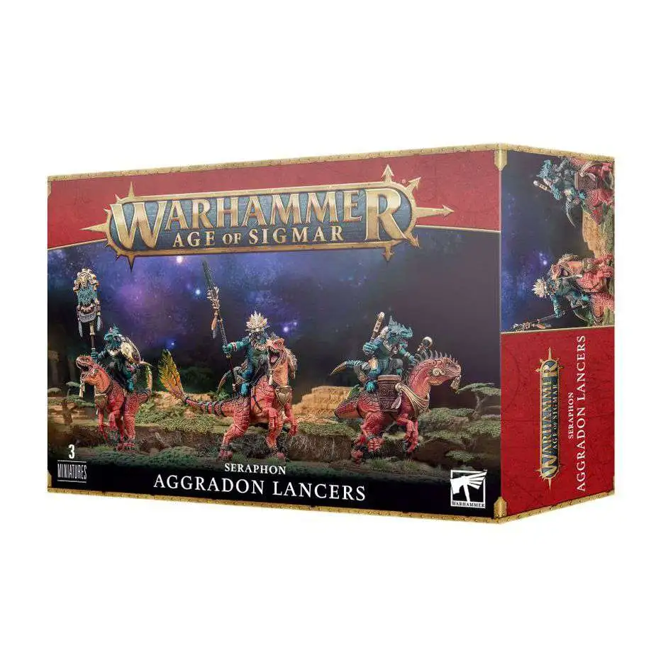 Age of Sigmar Seraphon Aggradon Lancers Miniatures Games Workshop - ToyWiz