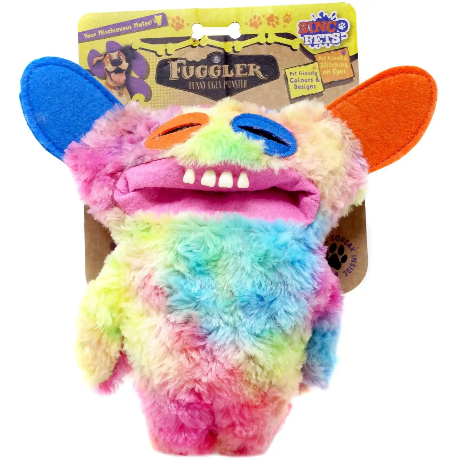 Fuggler Fuggler Dog Toy Rainbow, RANDOM CHARACTER Sinco Toys - ToyWiz