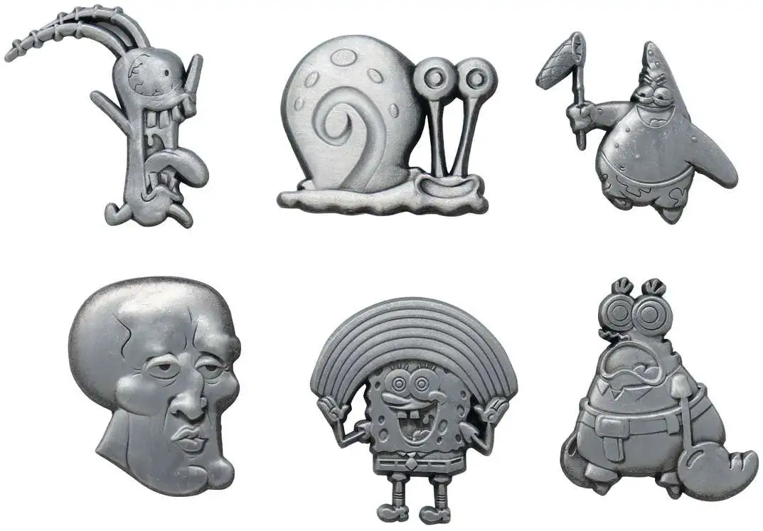 Spongebob Squarepants Nickelodeon Spongebob Squarepants Pin Badges ...